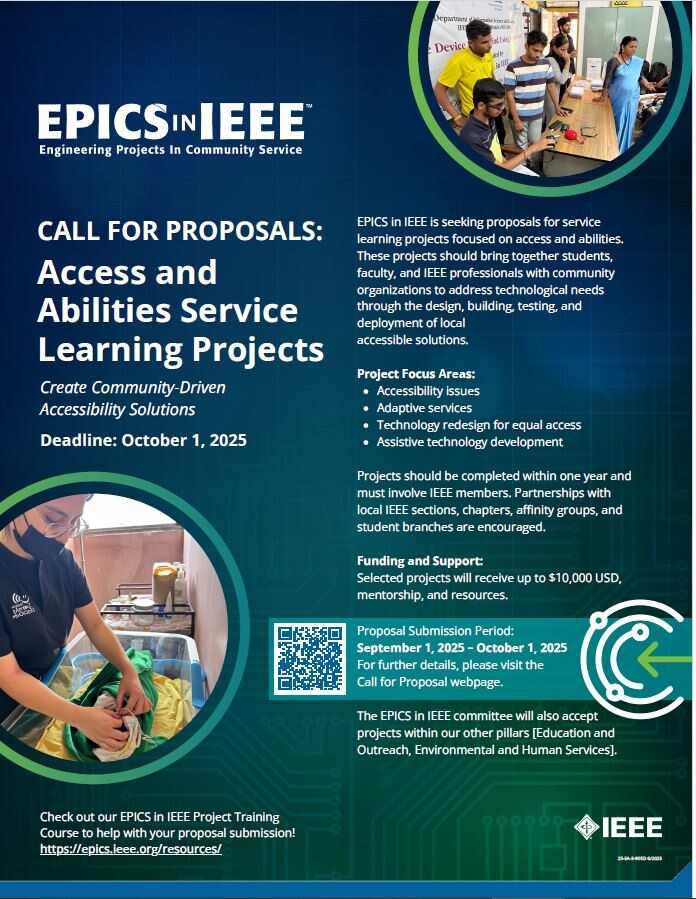 Call for Proposals-October 1, 2025 - EPICS in IEEE